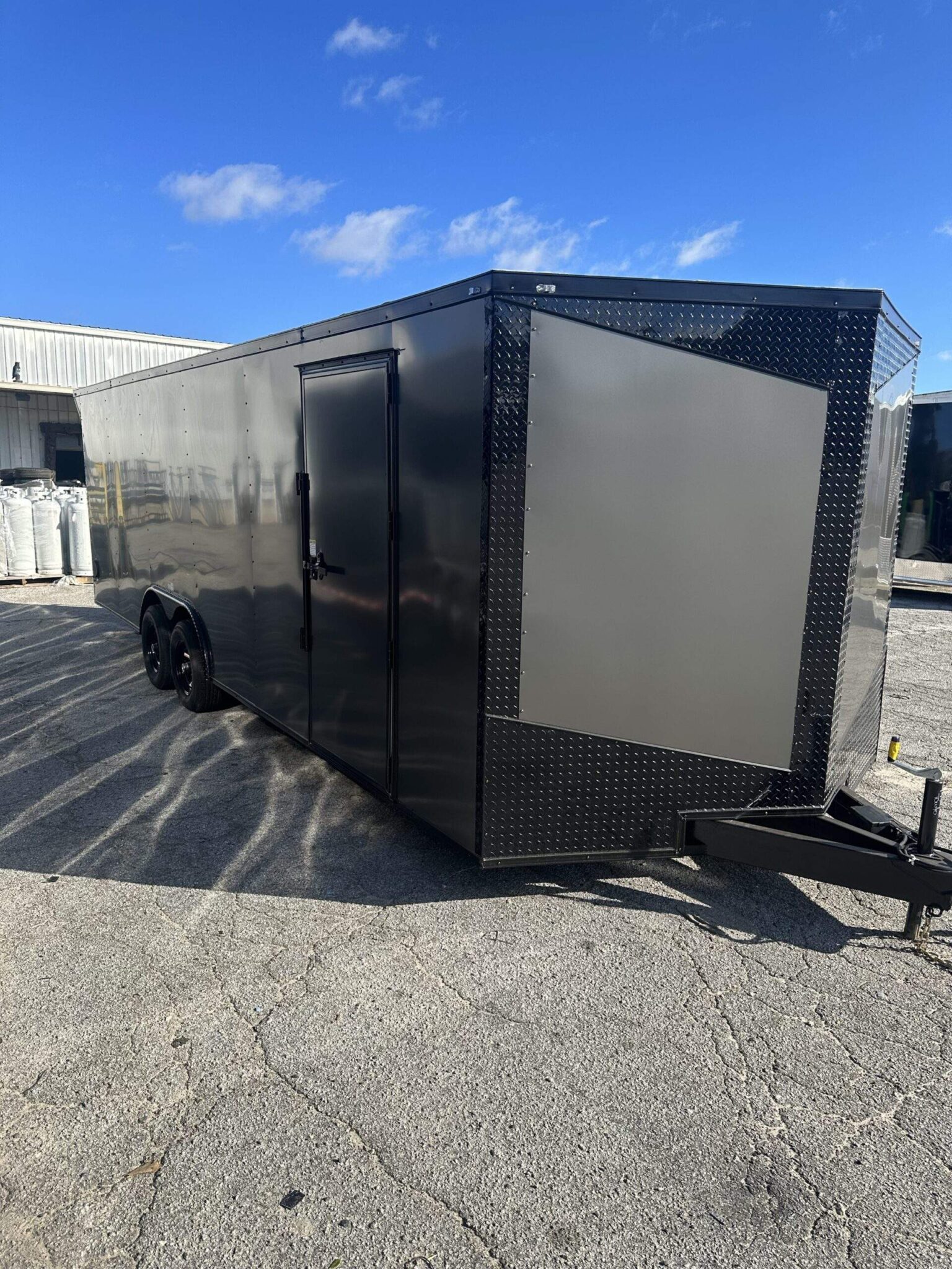 Buy 8.5x24 Fast Cargo Enclosed Race Trailer | Blackout